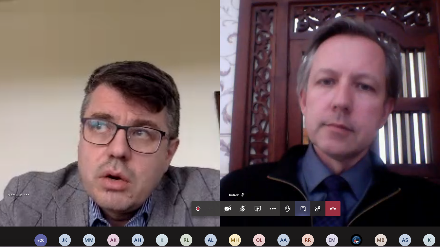 Online Meeting with Minister Reinsalu – American Chamber of Commerce in ...