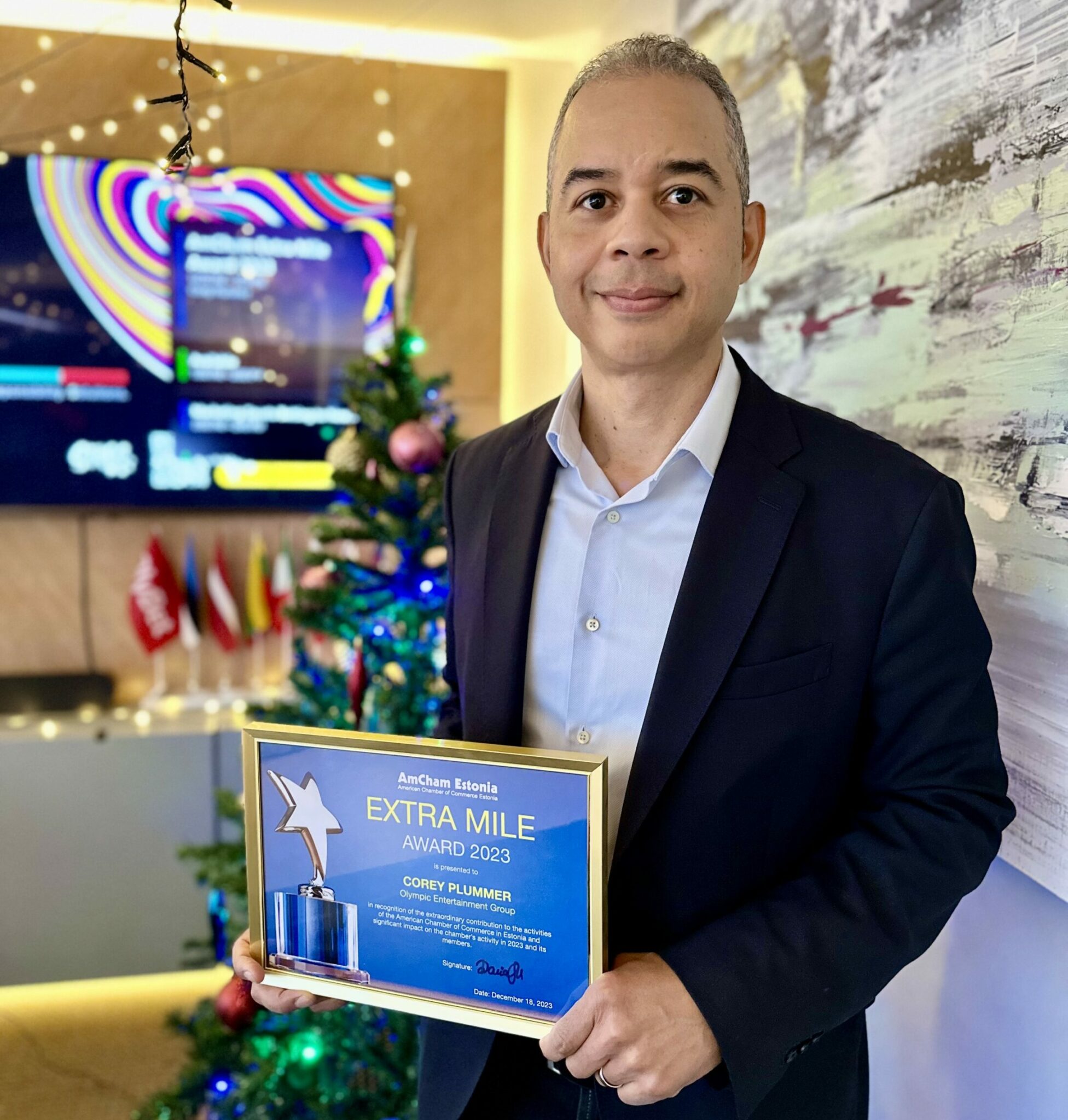 AmCham Annual ‘Extra Mile’ Award 2023 goes to Corey Plummer, CEO of the ...